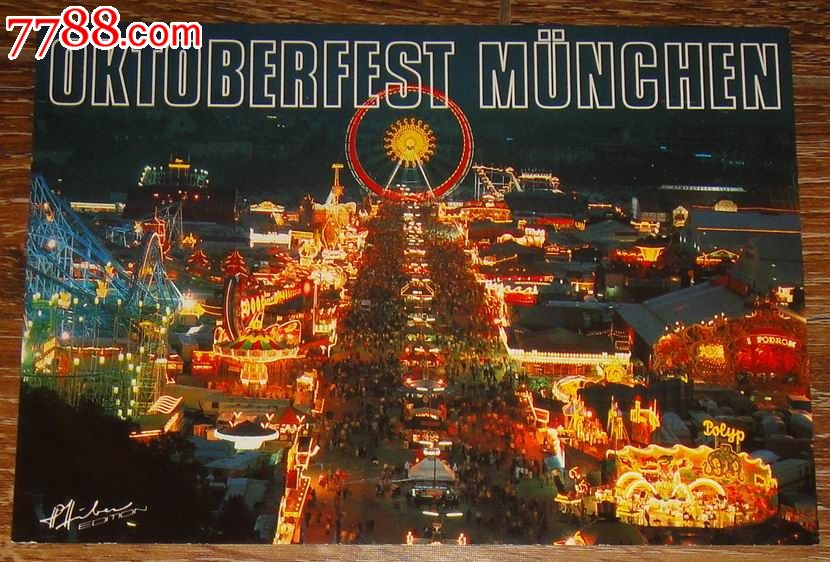 德国慕尼黑啤酒节明信片-价格:6.0000元-se17777641-明信片/邮资片-零售-7788收藏__收藏热线