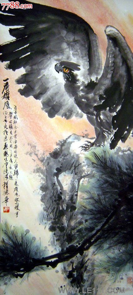 程德华作品-价格:180000元-se19334350-花鸟国画原作-零售-7788收藏__收藏热线